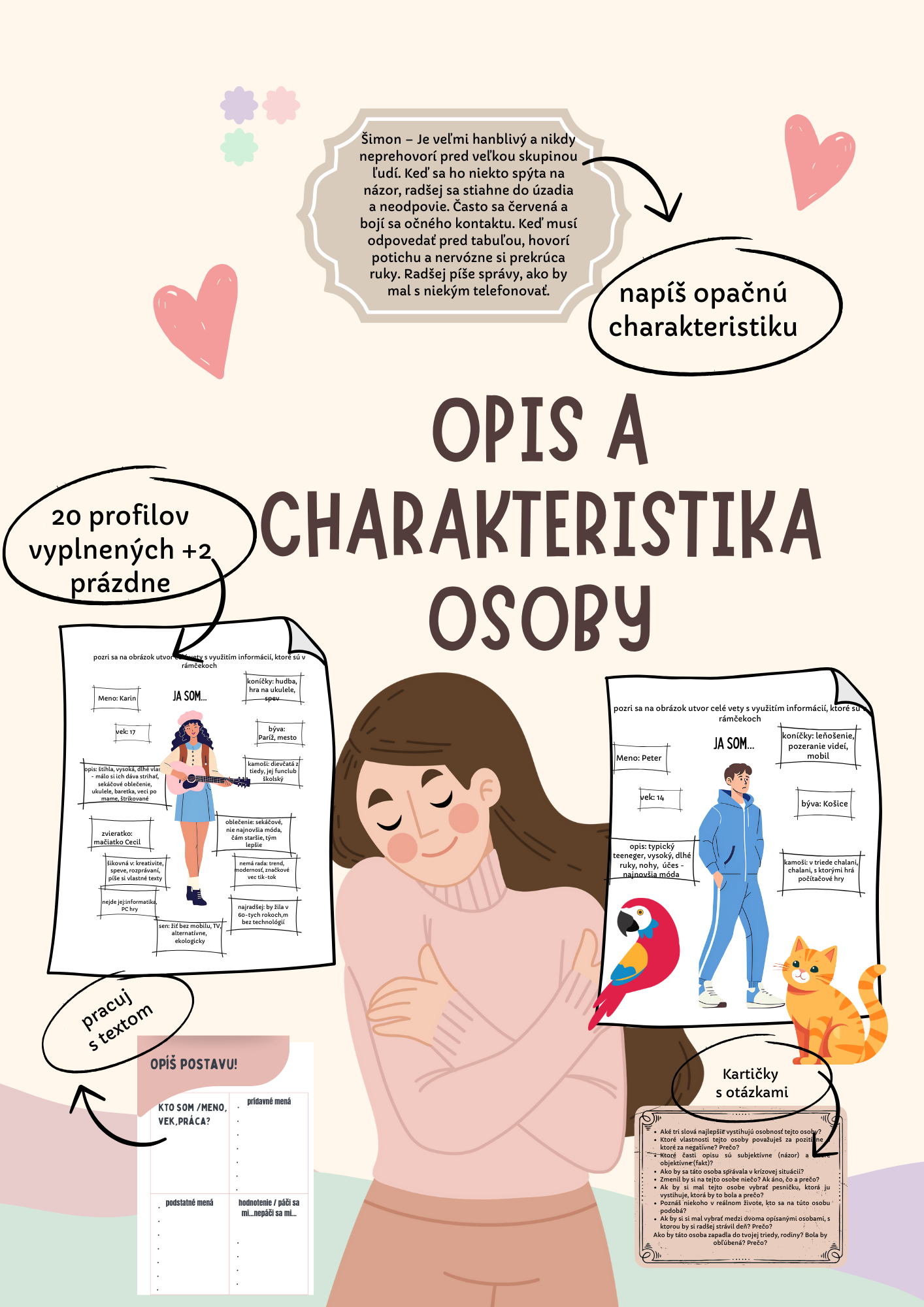 Opis a charakteristika osoby - Slovenský Jazyk | UčiteliaUčiteľom.sk